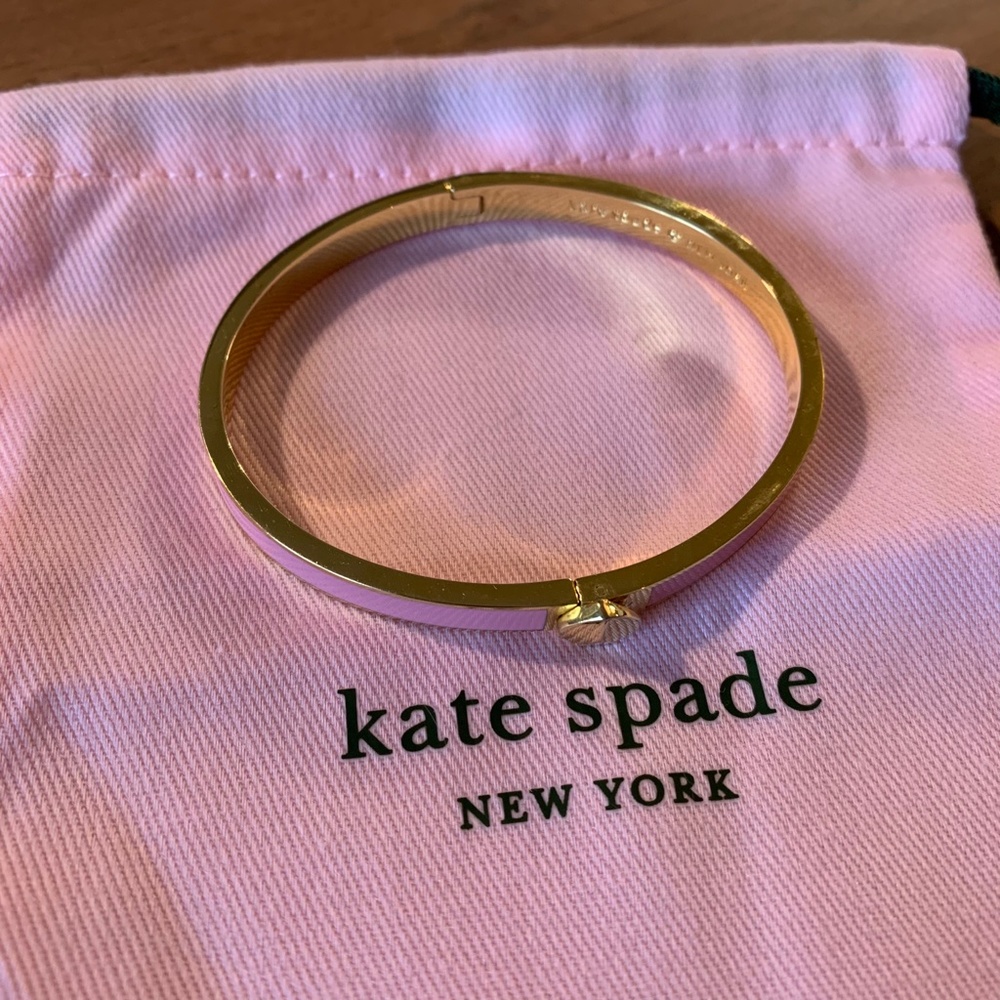 Kate Spade Pink And Gold Bangle - Gem